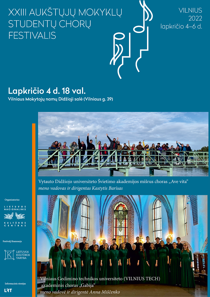 LAPKRITIS: chorinės muzikos renginiai Lietuvoje (2022 11 25 22:49 ...
