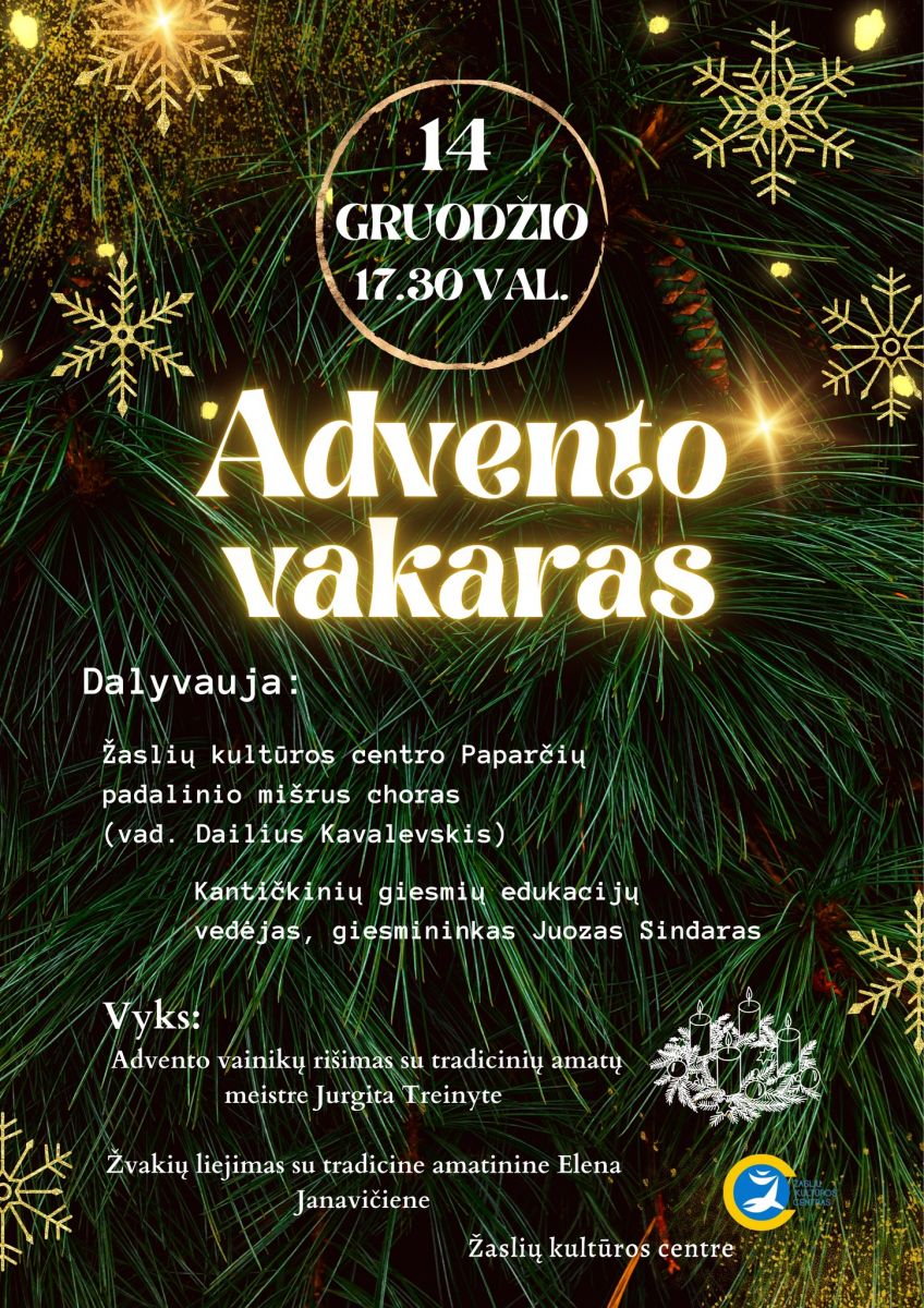 GRUODIS: chorinės muzikos renginiai Lietuvoje (atnaujinta 12 13 19:42 ...